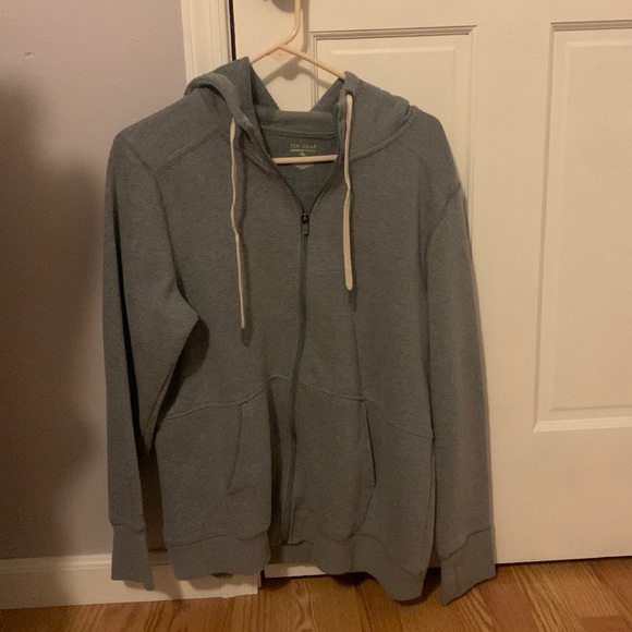 tek gear | Tops | Light Grey Full Zip Hoodie | Poshmark